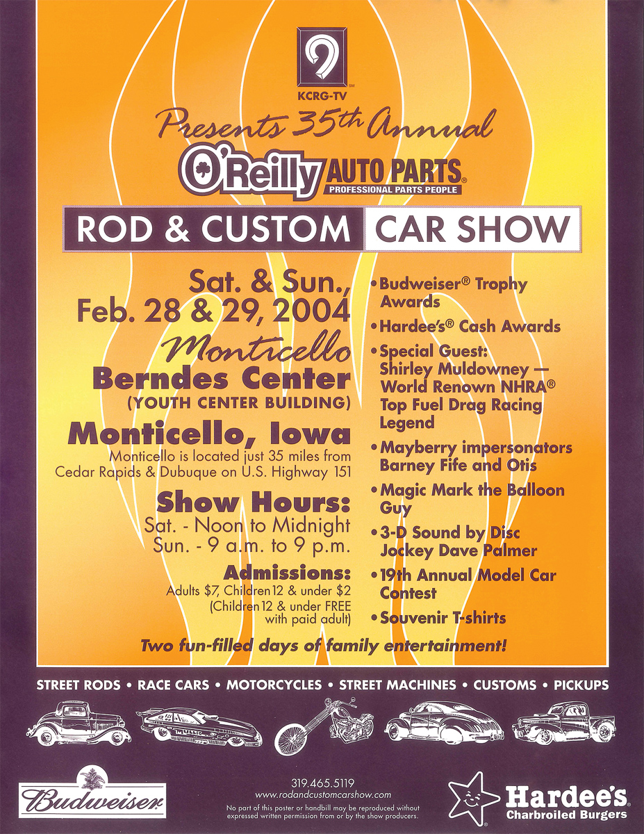 50 Years of Posters – Rod and Custom Car Show