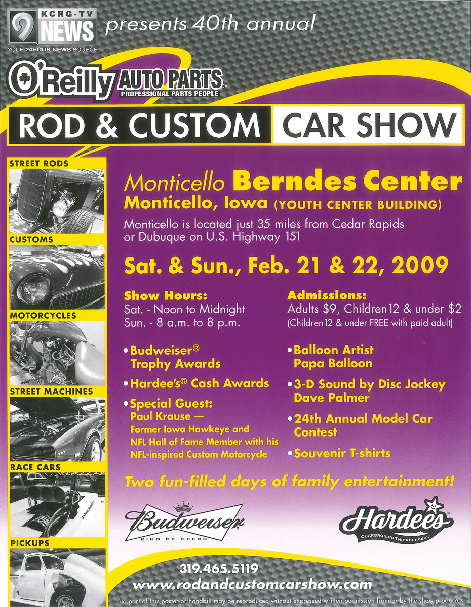 50 Years of Posters – Rod and Custom Car Show