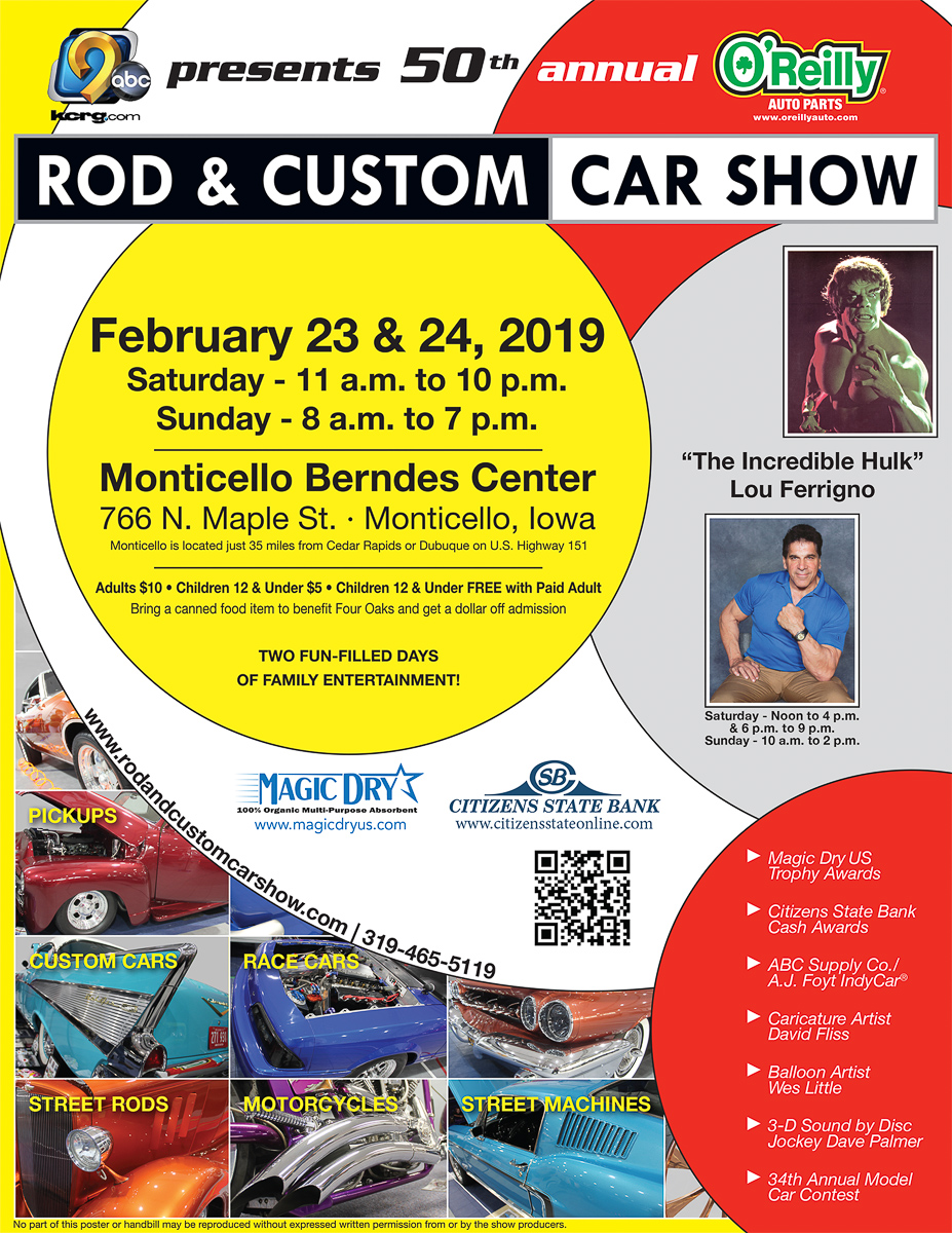 50 Years of Posters – Rod and Custom Car Show